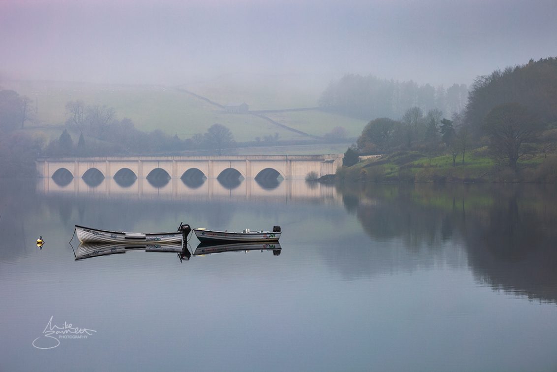 Boats at Ashopton Viaduct